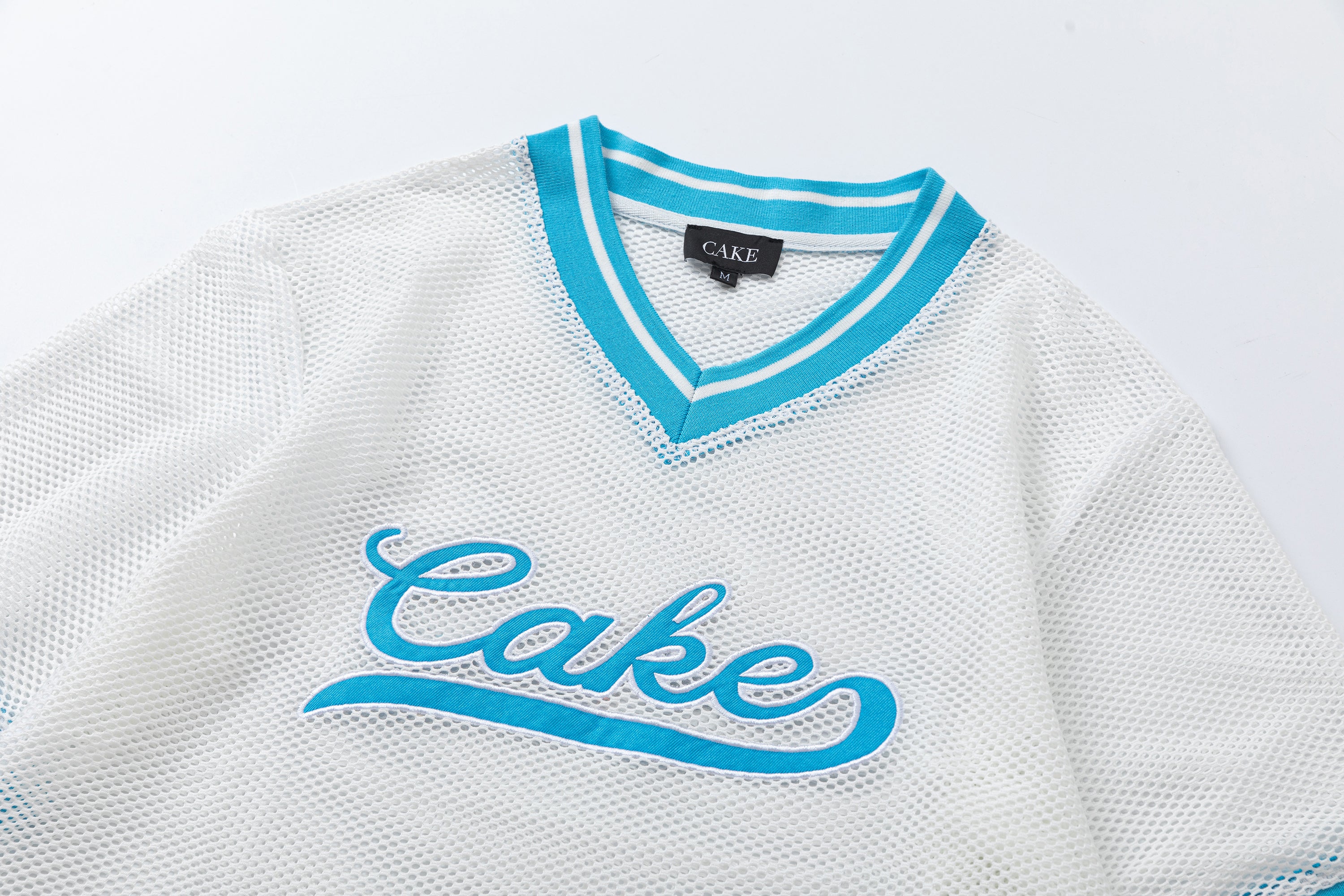 CAKE - MESH JERSEY WHITE – CAKEOFFICIAL